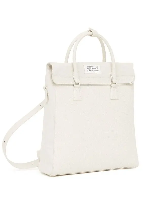 MAISON MARGIELA 5ac Leather Backpack - White
