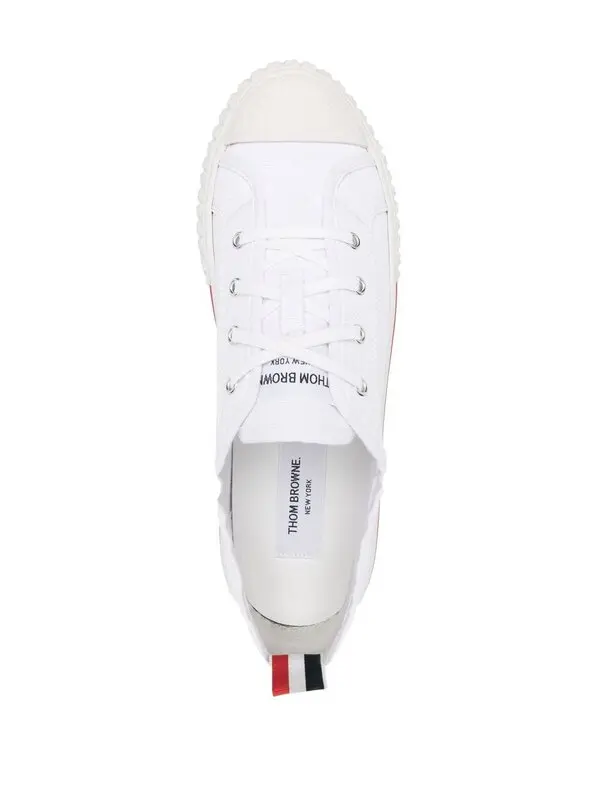 Thom Browne Stripe-trim Lace-up Sneakers