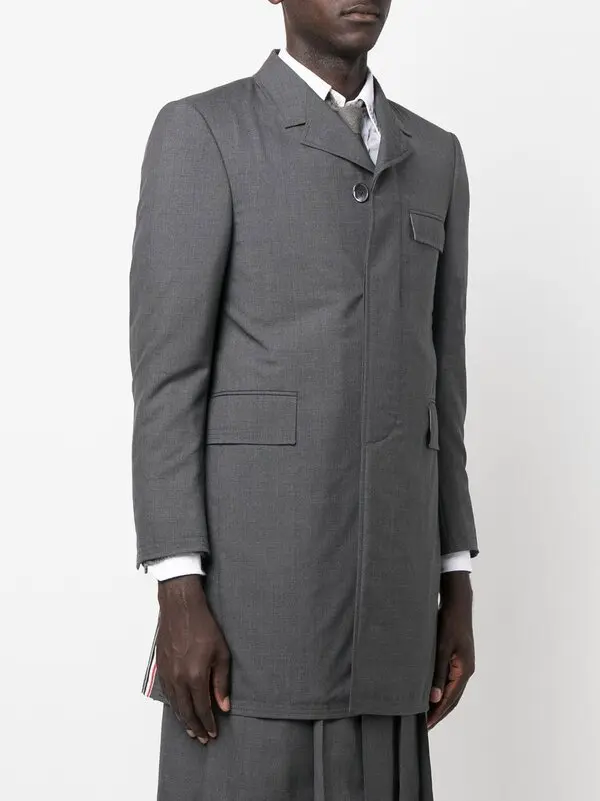 Thom Browne 4-bar Stripe Elongated Blazer