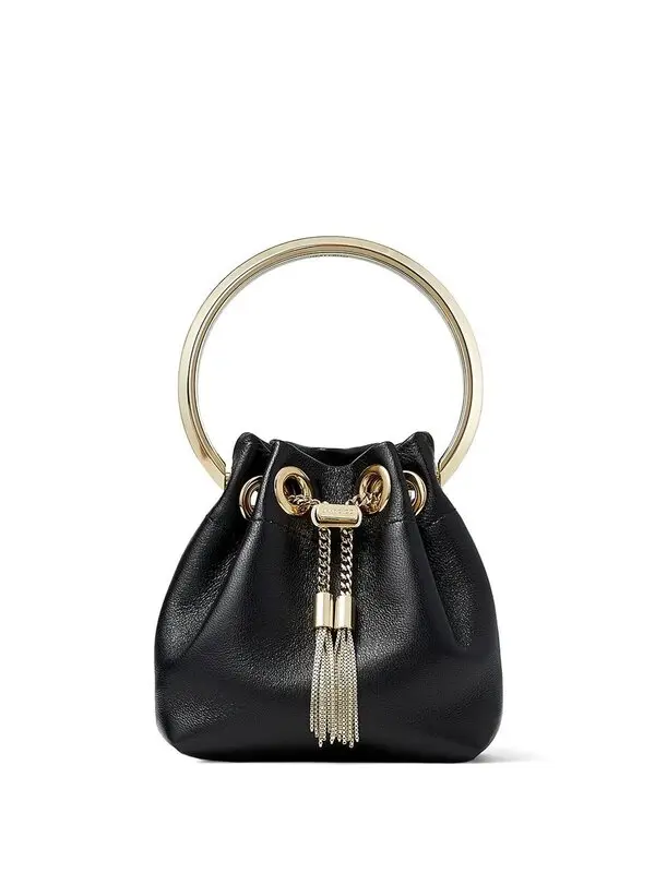 JIMMY CHOO Bon Bon Micro Bucket Bag