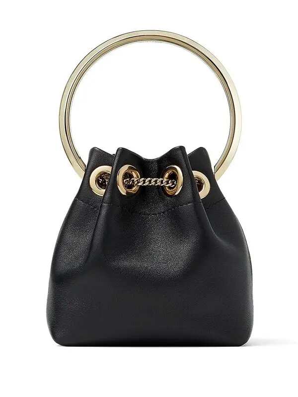 JIMMY CHOO Bon Bon Micro Bucket Bag