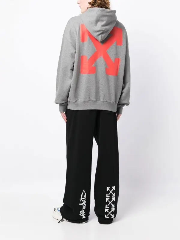 Off-White Arrows-motif Drawstring Hoodie