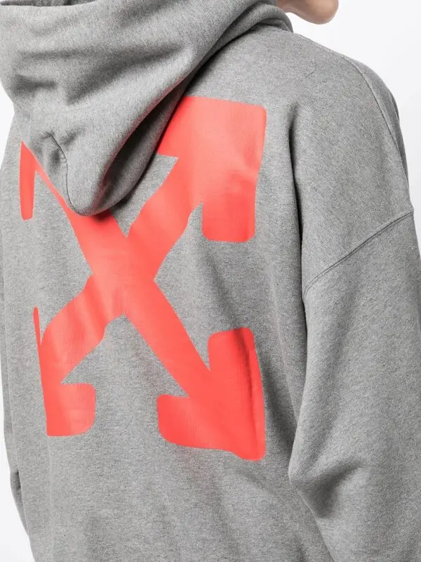 Off-White Arrows-motif Drawstring Hoodie