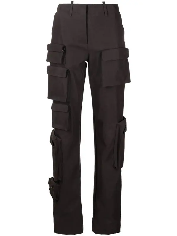 Off-White Co Multipocket Cargo Trousers - Grey