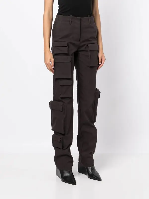 Off-White Co Multipocket Cargo Trousers - Grey