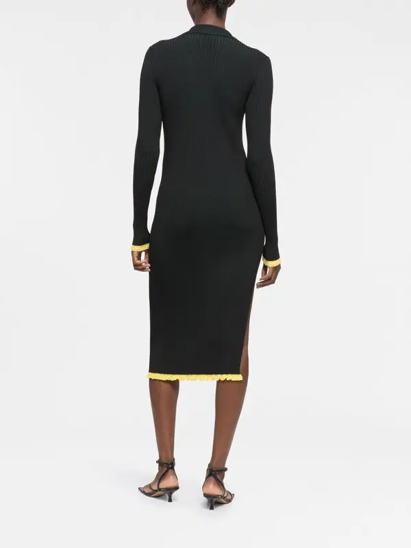 AZ FACTORY X Ester Manas Ribbed-knit Midi Dress