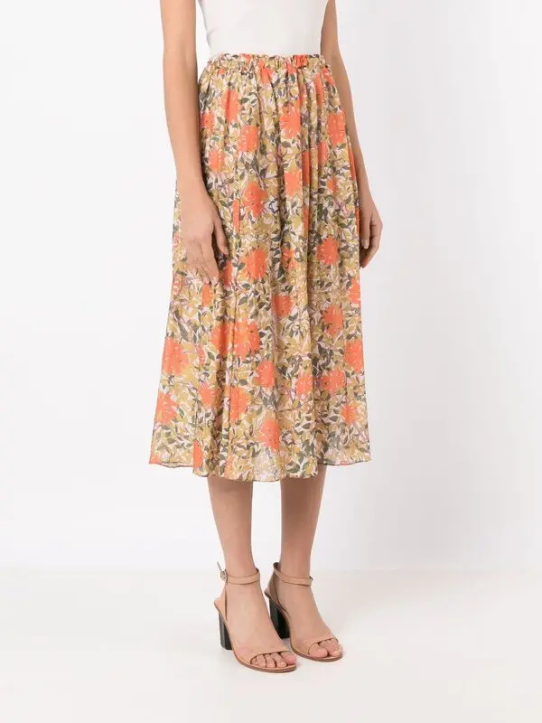 CLUBE BOSSA Pavlova Floral-print Skirt