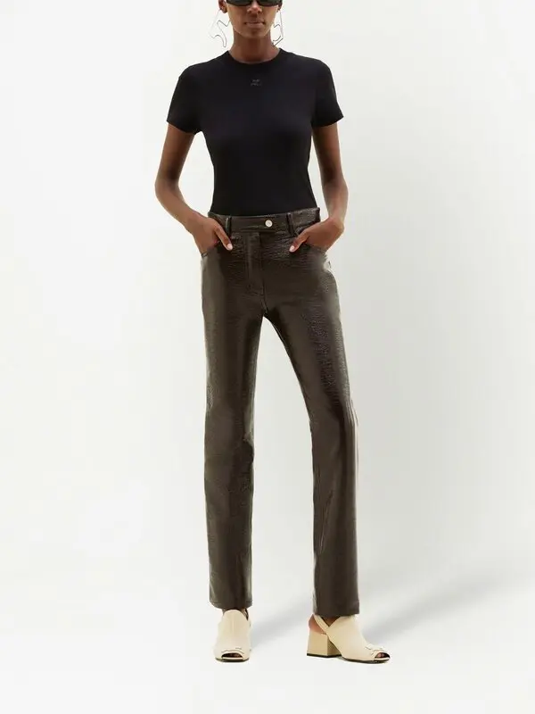 COURREGES Reedition Five-pocket Trousers - Brown
