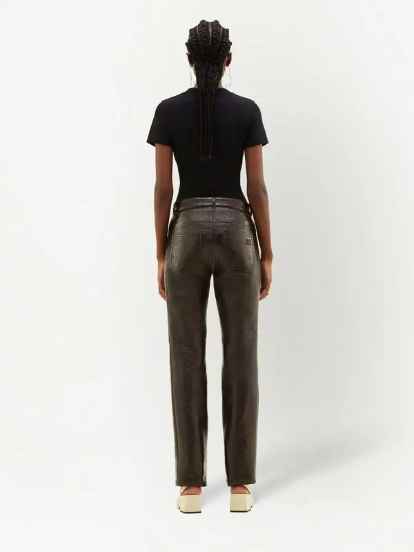 COURREGES Reedition Five-pocket Trousers - Brown