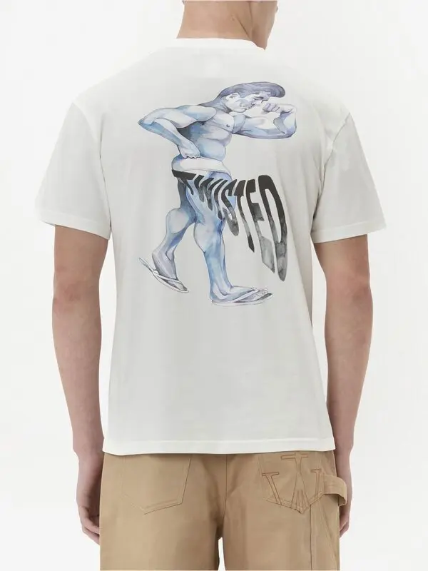 JW Anderson Graphic-print Short-sleeved T-shirt