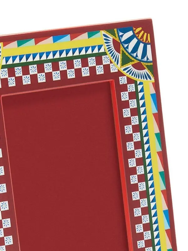 Dolce & Gabbana Carretto-print Photo Frame