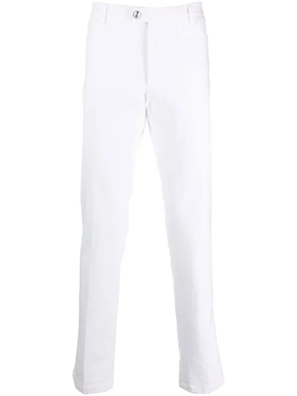 Philipp Plein Embroidered Straight-leg Trousers