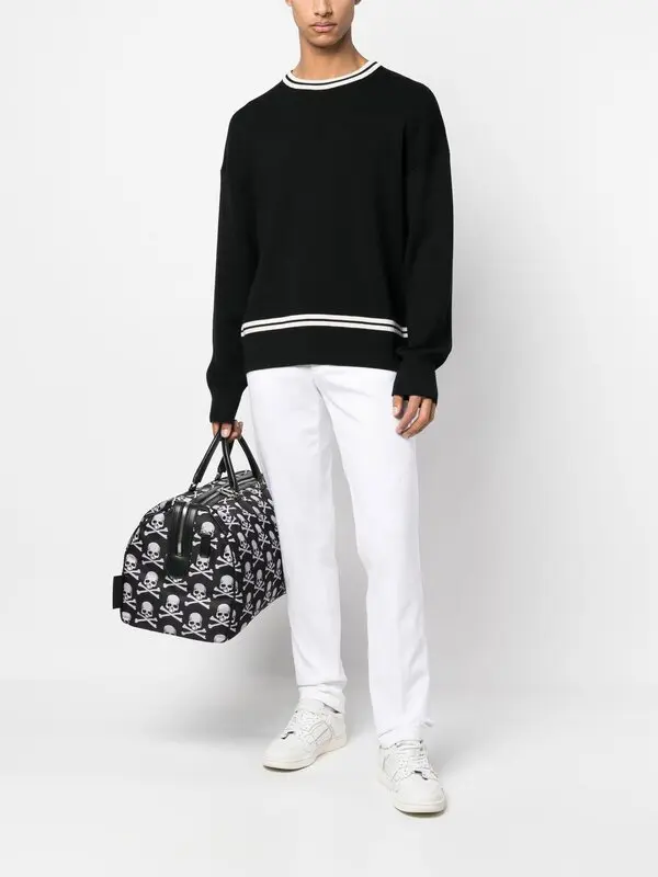 Philipp Plein Embroidered Straight-leg Trousers