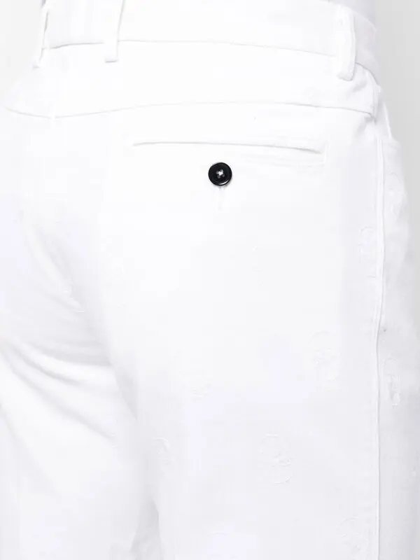 Philipp Plein Embroidered Straight-leg Trousers