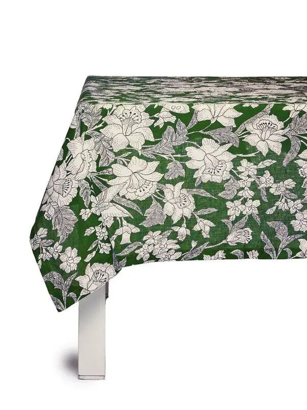 La DoubleJ Lilium Avorio-print Tablecloth