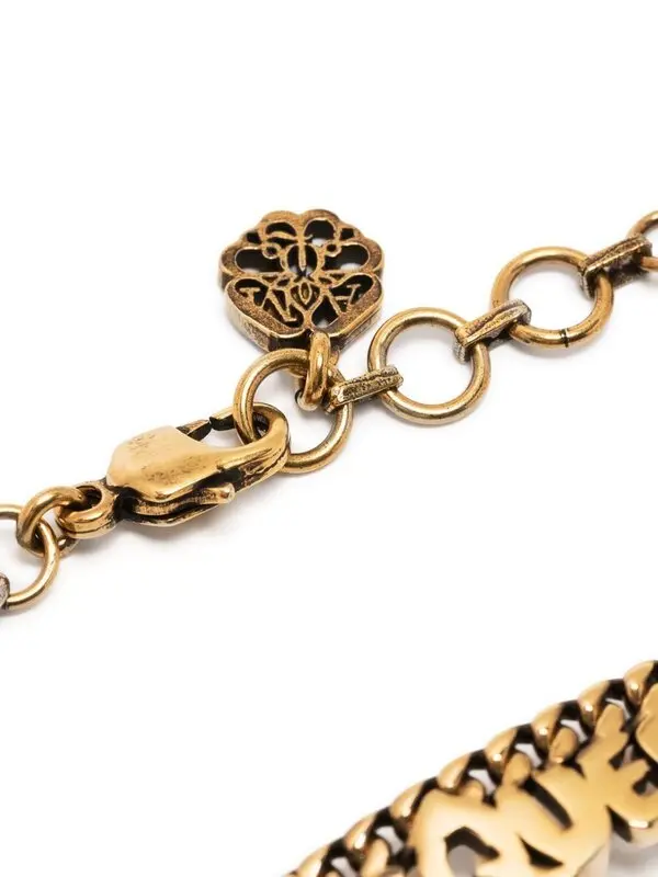 Alexander McQueen Logo Chain Bracelet