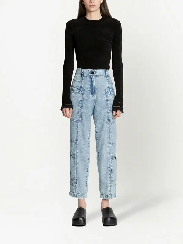 Proenza Schouler White Label High-rise Straight-leg Jeans