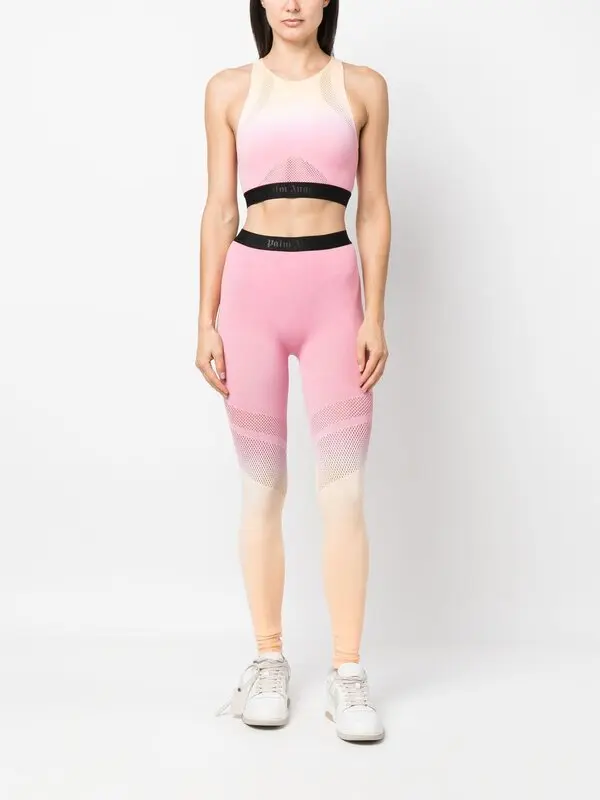 Palm Angels Seamless Training Top - Pink