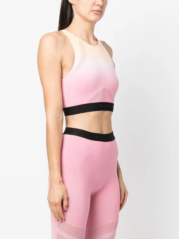 Palm Angels Seamless Training Top - Pink