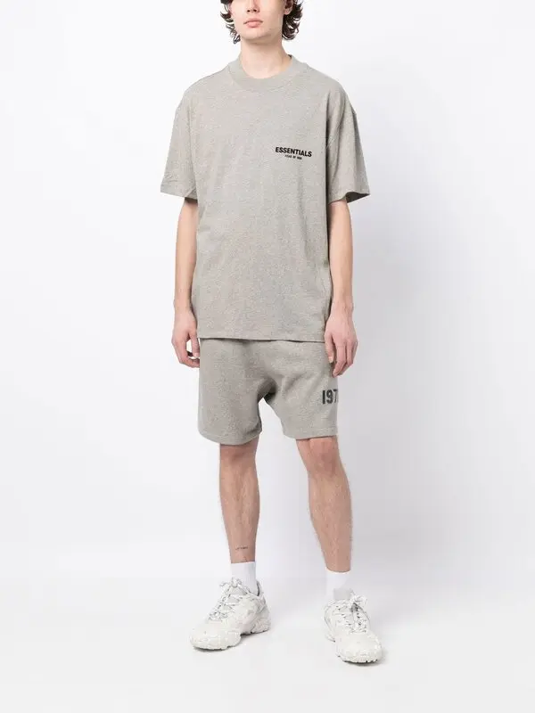 Fear Of God Logo-print Cotton T-shirt - Grey
