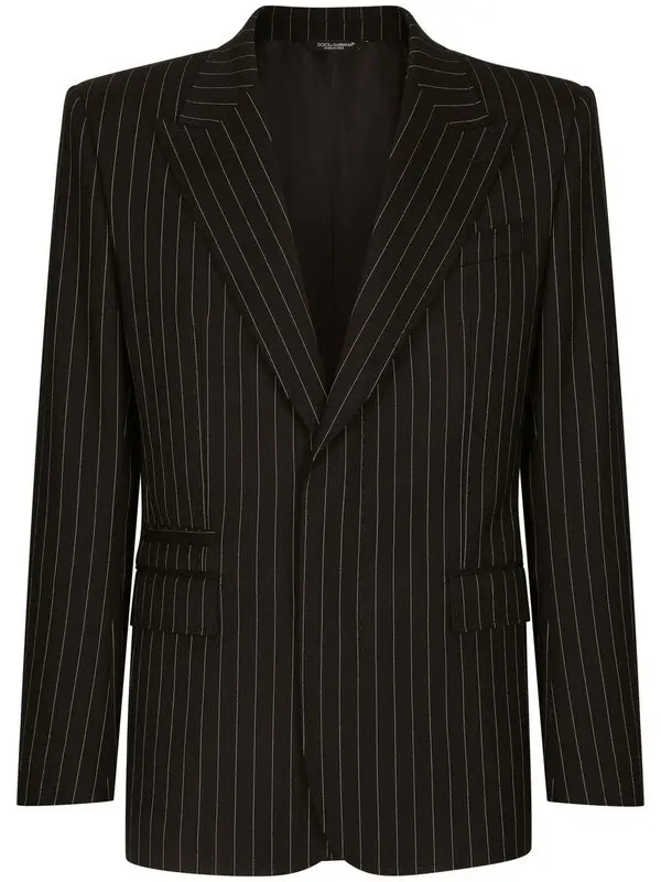 Dolce & Gabbana Sicilia-fit Pinstriped Single-breasted Blazer