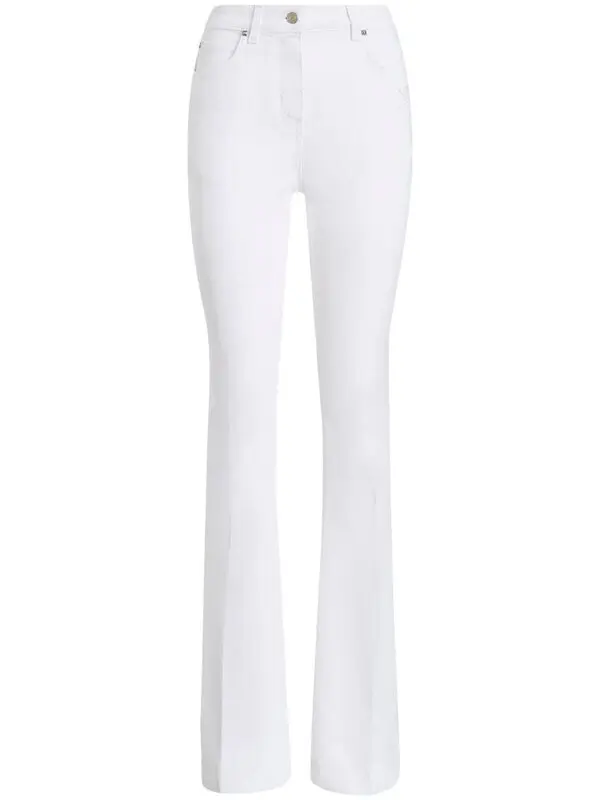 Etro Embroidered Straight-leg Jeans
