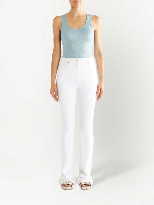 Etro Embroidered Straight-leg Jeans