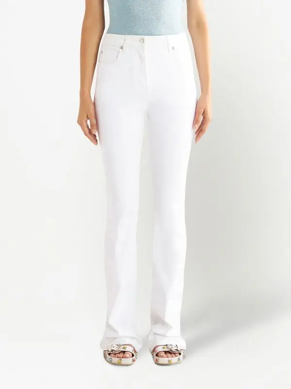 Etro Embroidered Straight-leg Jeans