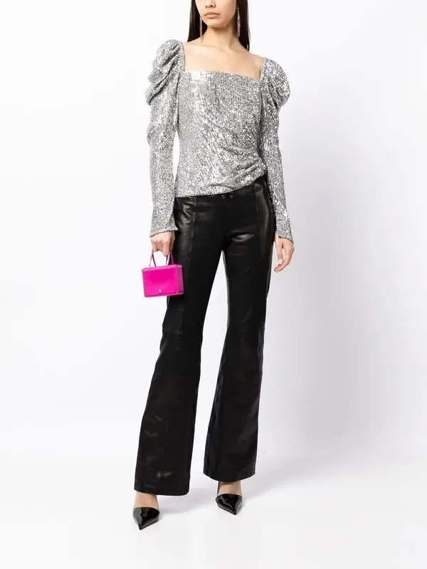 Simkhai Allura Sequin-embellished Blouse