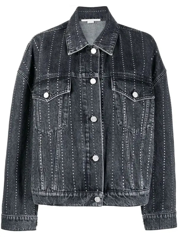 Stella McCartney Crystal-embellished Denim Jacket