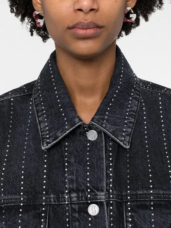 Stella McCartney Crystal-embellished Denim Jacket