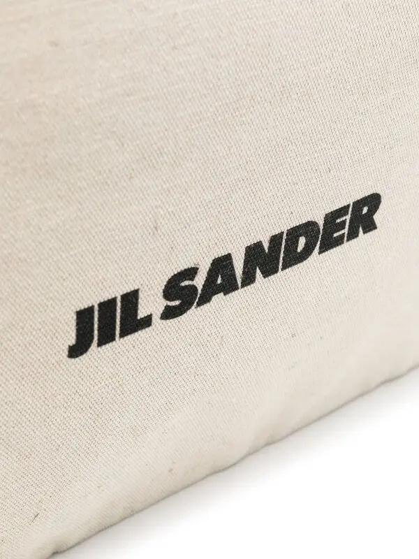 JIL SANDER Logo-print Tote Bag - Neutrals