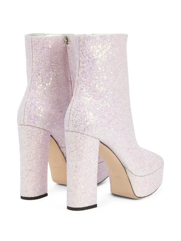 GIUSEPPE ZANOTTI 120mm Morgana Glitter Boots