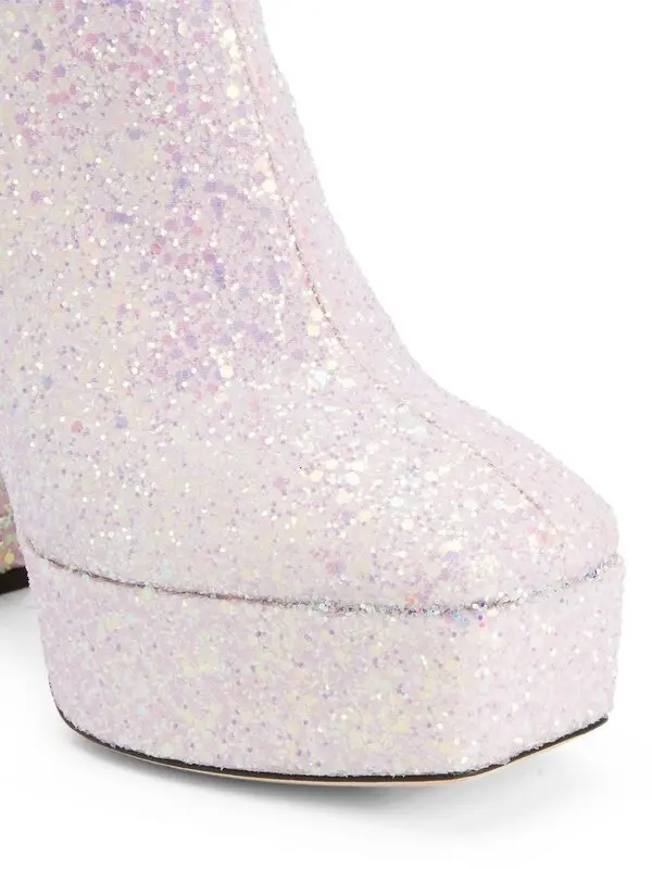 GIUSEPPE ZANOTTI 120mm Morgana Glitter Boots