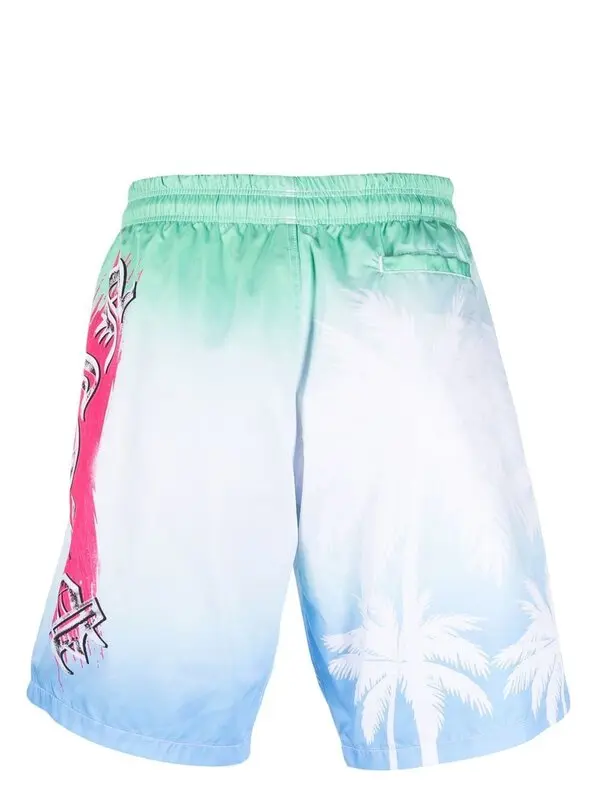 Philipp Plein Graphic-print Swim Shorts