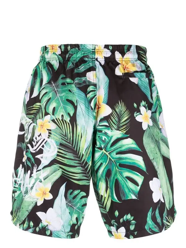 Philipp Plein Floral-print Swim Shorts