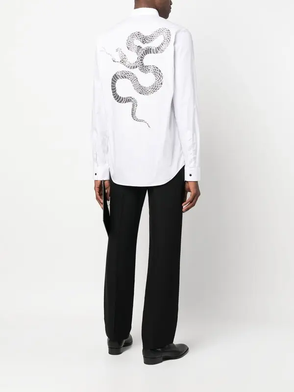Philipp Plein Snake Detail Long-sleeve Shirt