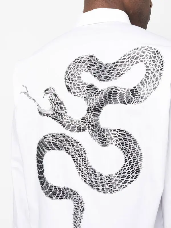 Philipp Plein Snake Detail Long-sleeve Shirt