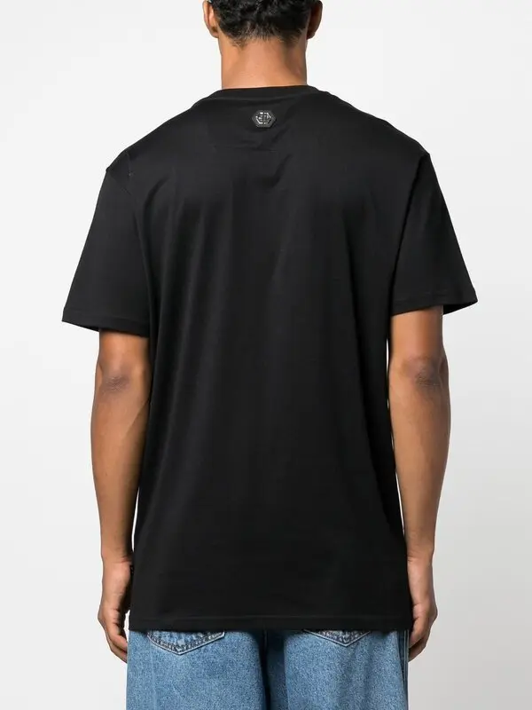 Philipp Plein Hawaii Embellished Short-sleeve T-shirt - Black