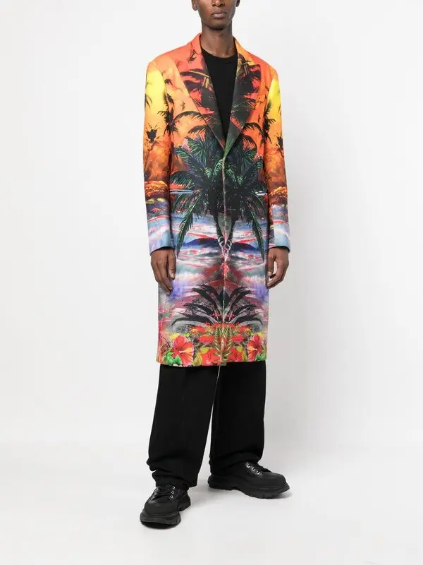 Philipp Plein Graphic-print Coat