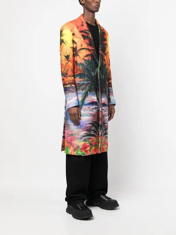 Philipp Plein Graphic-print Coat