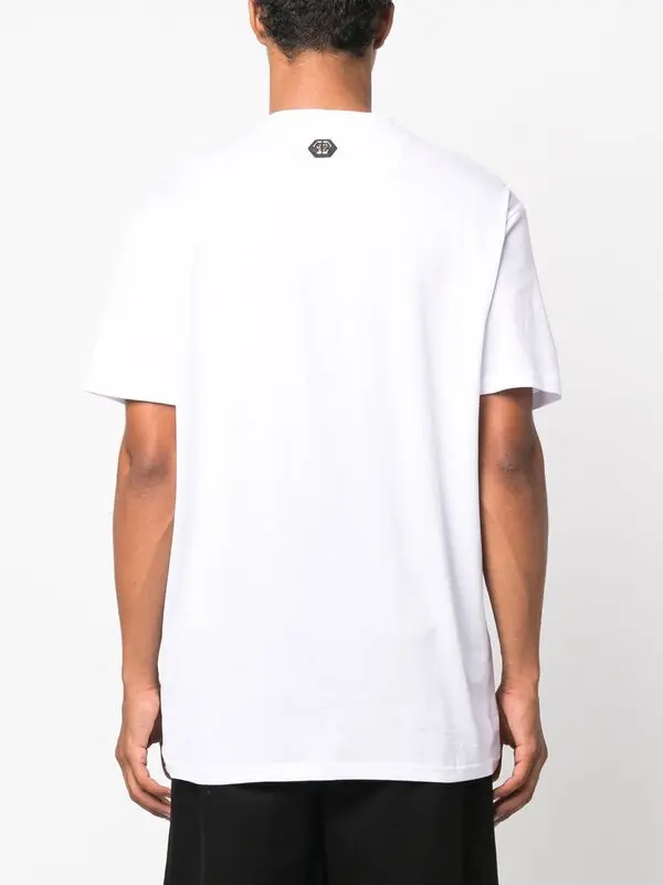 Philipp Plein Snake-print Short-sleeve T-shirt - White