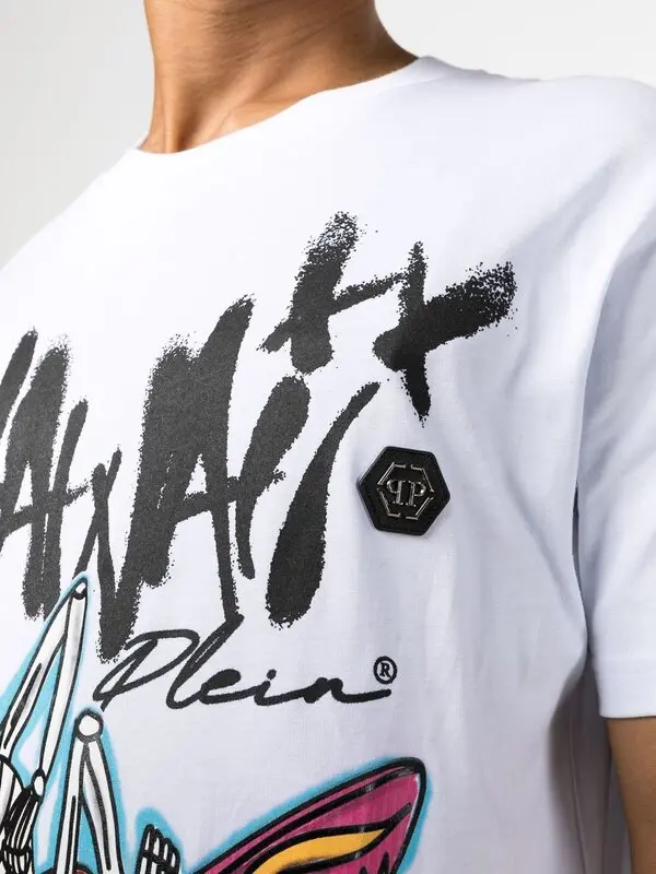 Philipp Plein Hawaii Graphic-print T-shirt - White