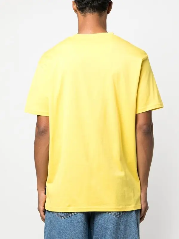 Philipp Plein Hawaii Graphic-print Cotton T-shirt - Yellow