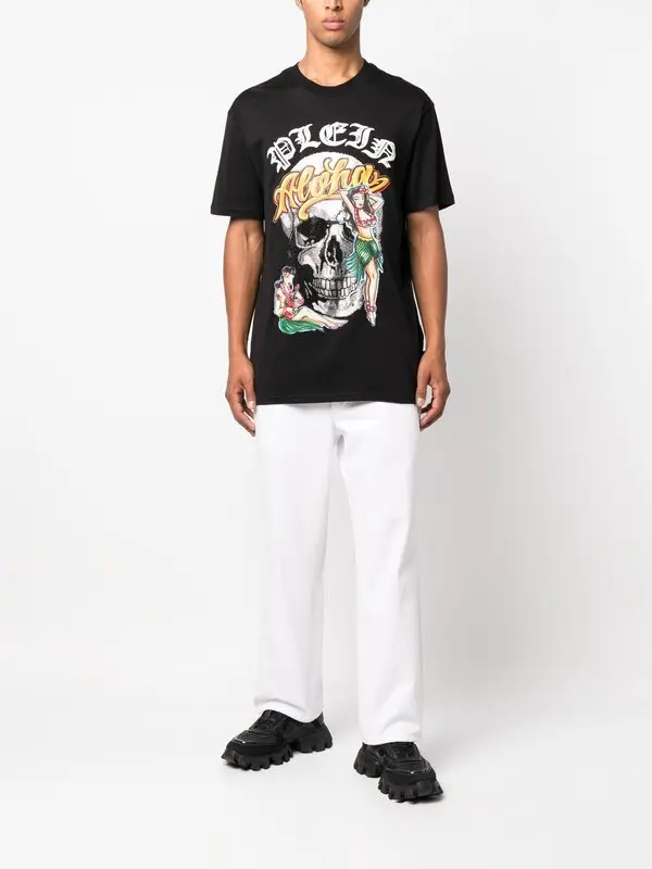 Philipp Plein Hawaii Short-sleeve T-shirt - Black