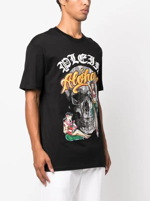 Philipp Plein Hawaii Short-sleeve T-shirt - Black