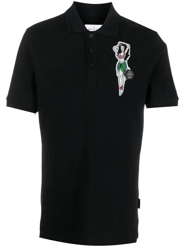Philipp Plein Logo-patch Polo Shirt