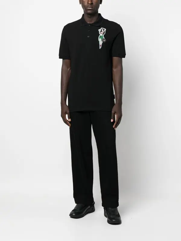Philipp Plein Logo-patch Polo Shirt