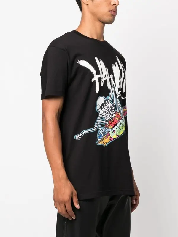 Philipp Plein Hawaii Graphic-print T-shirt - Black