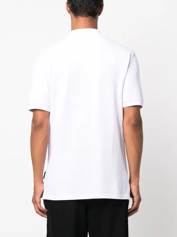 Philipp Plein Graphic-print Polo Shirt - White